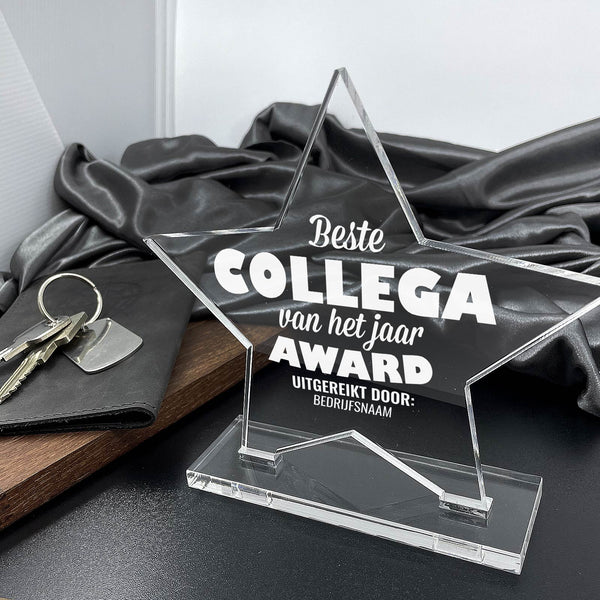 Beste Collega Van Het Jaar Award - Bella Mia